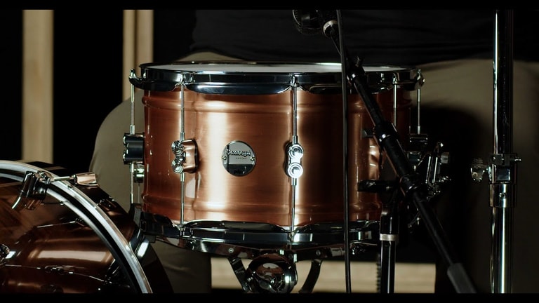 PDP Concept Brushed Copper Snare, 8x14″ | Pacific Drums